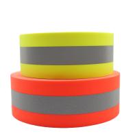 China EN471 Class 2 Reflective Safety Tape - 5cm to 140cm Width, 200m Rolls with 380cd/(lx·m²) Coefficient for sale