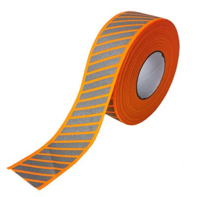 China Customized Twill High Visible Reflective Webbing For Garments Jackets Bags for sale