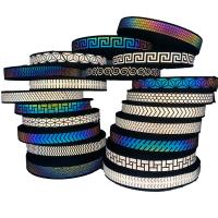 China ESATECH 3 Inch Polyester Reflective Tape 20mm 25mm 30mm Width for Safety Clothing and Accessories for sale