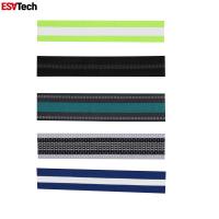 China ESATECH 3 Inch Polyester Reflective Tape 20mm 25mm 30mm Width for Safety Clothing and Accessories for sale