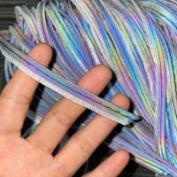China Rainbow Reflective Piping 0.19-0.24mm Thickness with 350-400 cd/lux.m² Brightness for Safety Garments for sale