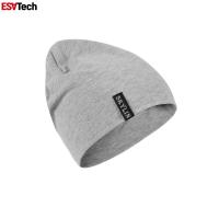 China Fluorescent Running Hat with Reflective Patches - 98g Polyester Beanie for High Visibility Outdoor Safety for sale