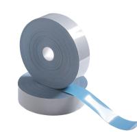 China B2110 Silver Reflective Heat Transfer Vinyl Film - 300-480cd/lux.m² Reflectivity, 50 Wash Cycles for Safety Clothing for sale
