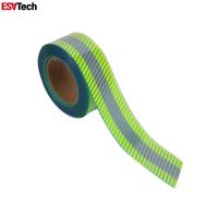 China EN20471 Polyurethane Iridescent Reflective Heat Transfer Film - 300-480 cd/lux.m² Retro-Reflectivity, 50 Wash Cycles for sale