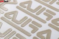 China Custom 3D Embossed Silicone Heat Transfer Labels - TPU Material, 3-5 Day Samples, ESA TECH E3401 for sale