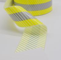 China Silver Reflective Heat Transfer Vinyl Roll 1cm-1.4m Width with ≥420cd Reflectivity for Safety Workwear for sale