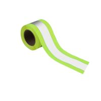 China Custom Reflective Webbing Tape 50 Yards Roll Nylon Polyester for Bags Garments Safety Vest for sale