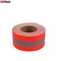 China Hi-Vis Flame Retardant Reflective Tape 5cm 7.5cm Width 200m Roll for Firefighting & Industrial Safety for sale