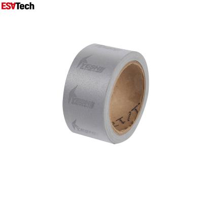 China OEKO Silver Reflective Tape EN20471 Certified - 0.5-100cm Width, 400 Brightness Rating for Safety Clothing for sale