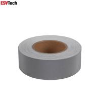 China 9910 Silver Industrial Wash Fabric 100% Polyester 0.3-155cm Width R=500cd/lx.m² Reflective Safety Material for sale