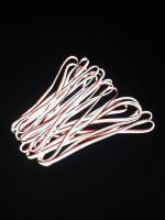 China Silver Reflective Piping Strips 1.3-2.0cm Width Safety Trim for Workwear and Apparel 100 Meter Rolls for sale