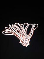 China Rainbow Reflective Piping 1.3-2.0cm Width Elastic Fabric Strip for Backpack Edging and Safety Garments for sale