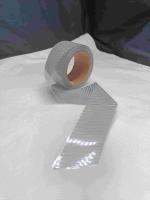 China Iron On Reflective Vinyl Heat Transfer Film 5cm Width EN20471 for Garments Textile Uniform Overalls Protective Clothing for sale