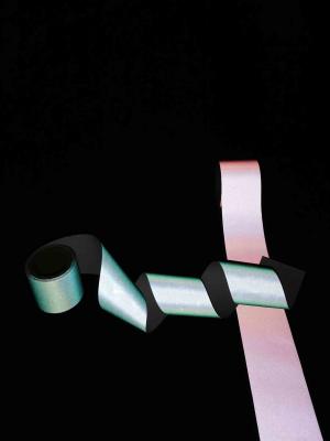 China 50mm 150mm 100mm Colored Reflective Fabric for Clothing - 350-400 cd/lux.m² Brightness, EN471 & ANSI 107 Certified for sale