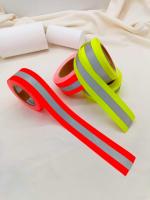 China Flame Retardant Reflective Tape 5cm Width with 450 cd(Lx.m²) Reflectivity - EN 20471 Certified Safety Fabric for sale