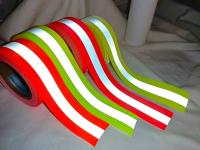 China Sew-On Retro Reflective Safety Tape 1m x 50m Roll, 420 cd/lx/m² Reflectivity, EN ISO 20471 Certified for sale