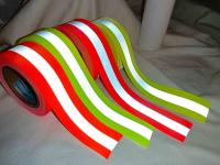China Flame Retardant Reflective Tape Silver 2 Inch Polyester Webbing EN ISO 20471 Class 2 for sale