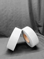 China Perforated Reflective Fabric Silver Safety Tape 1m x 50m Roll with 420cd Reflectivity for PPE Clothing for sale