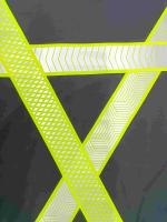 China Custom Reflective Webbing Tape >420cdl Brightness EN471 Class 2 for Sportswear Bags Shoes Safety Gear for sale