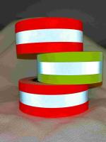 China Sew-On Retro Reflective Safety Tape 1m x 50m Roll, 420 cd/lx/m² Reflectivity, EN ISO 20471 Certified for sale