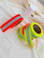 China Flame Retardant High Visibility Safety Reflective Tape 1m x 50m Roll with 420cd Reflectivity for Firefighter Suits for sale