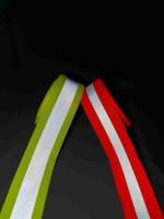 China Fluorescent Reflective Webbing Tape 5cm Width High Visibility Safety Fabric with EN471 Class 2 Certification for sale