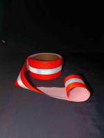 China Reflective Nylon Webbing Tape 12-100mm Width 50-100m Length Flame Retardant Safety Fabric for sale