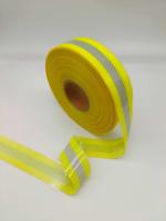 China Silver Yellow Reflective Heat Transfer Film 300-480cd High Visibility for Shirts Uniforms for sale