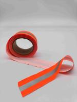 China Reflective Nylon Webbing Tape 12-100mm Width 50-100m Length Flame Retardant Safety Fabric for sale