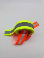 China 38mm Recycled Polyester Reflective Webbing High Visibility Woven Tape for Bags and Safety for sale