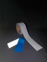 China B2110 Silver Reflective Heat Transfer Film 5cm x 200m Roll with 300-480cd/lux·m² Retro-reflectivity for Safety Clothing for sale