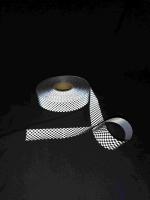 China 15mm to 50mm Reflective Webbing Tape - 100% Polyester Safety Fabric for Uniforms and Bags for sale