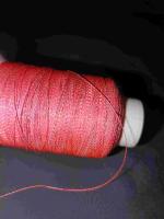 China Pink Light Reflective Embroidery Thread 150D/2 for Clothing and Bags - EN471 Certified High Visibility Yarn for sale