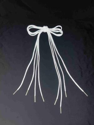 China Reflective Running Shoe Laces 0.25-0.8cm Thickness 60-160cm Length High Visibility Safety Certified for sale