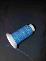 China 150D/2 Reflective Thread Yarn - Blue Light Reflective Embroidery Thread for T-Shirt Logos and Clothing for sale