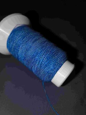 China 150D/2 Reflective Thread Yarn - Blue Light Reflective Embroidery Thread for T-Shirt Logos and Clothing for sale