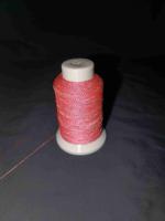 China Pink Light Reflective Embroidery Thread 150D/2 for Clothing and Bags - EN471 Certified High Visibility Yarn for sale