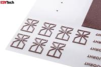 China 3D Puff Vinyl Heat Transfer Labels 50cm x 25m Roll for Clothing and Bags with 0.12-0.18mm Thickness for sale