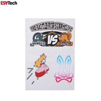 China Custom Silicone Heat Transfer Labels 30cm x 20m Sheets with 0.4-0.6mm Thickness for Garment Applications for sale