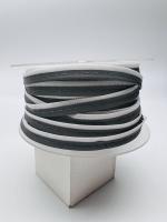 China Sew On Reflective Piping 1cm 2cm Width Cotton Strip Silver Black Blue High Visibility Polyester for sale