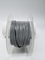 China Sew On Reflective Piping Trim 1cm 2cm Width High Visibility Polyester Silver for Safety Vests for sale