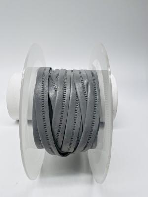 China Sew On Reflective Piping Trim 1cm 2cm Width High Visibility Polyester Silver for Safety Vests for sale