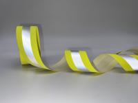 China Flame Retardant Reflective Strip 5cm 7.5cm Yellow Silver Yellow for Safety Wear for sale