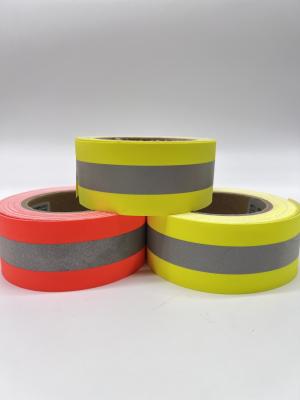 China Flame Retardant Reflective Strip 5cm 7.5cm Yellow Silver Yellow for Safety Wear for sale