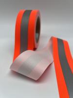 China Flame Retardant Reflective Tape 5cm 7.5cm Hi Vis Silver Strip for Safety Workwear for sale