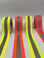 China Flame Retardant Reflective Tape 5cm 7.5cm Hi Vis Silver Strip for Safety Workwear for sale