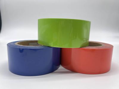 China Colorful Heat Transfer Reflective Tape 1mm to 2.5mm Thickness for Safety Apparel for sale