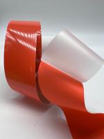 China Red Heat Transfer Reflective Stripe 5cm Width for Fashion and Sports Wear for sale