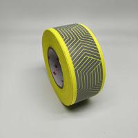 China Yellow High Visibility Reflective Tape 4 Inches Width for Garments Bags Sportswear EN471 Certified for sale