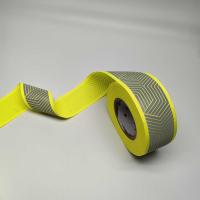 China Yellow High Visibility Reflective Tape 4 Inches Width for Garments Bags Sportswear EN471 Certified for sale